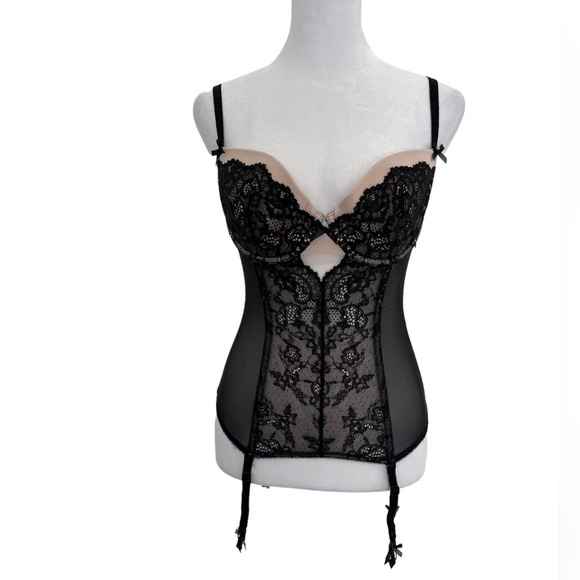 Victoria's Secret | Intimates & Sleepwear | Victorias Secret Mesh Black ...